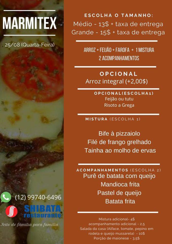 Menu at Shibata Supermercados - Taubaté (Jd. Maria Augusta) steakhouse ...