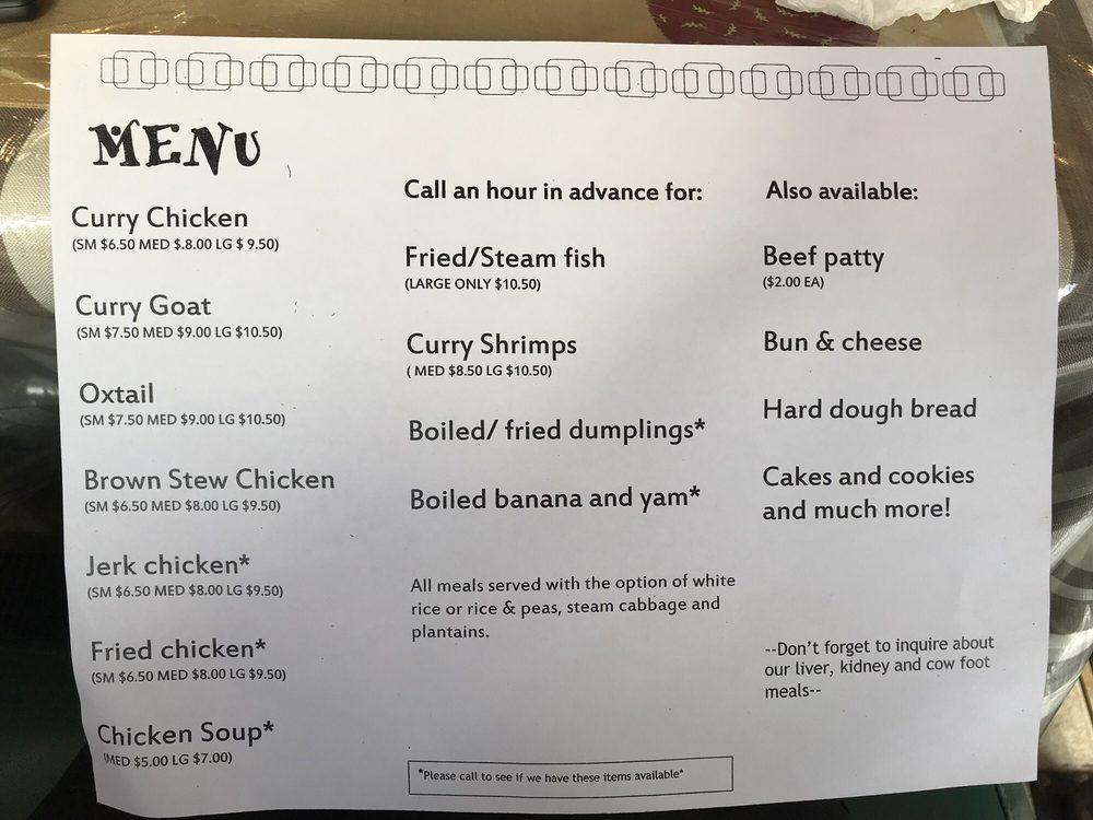 Menu at TopTaste Restaurant, Kingston