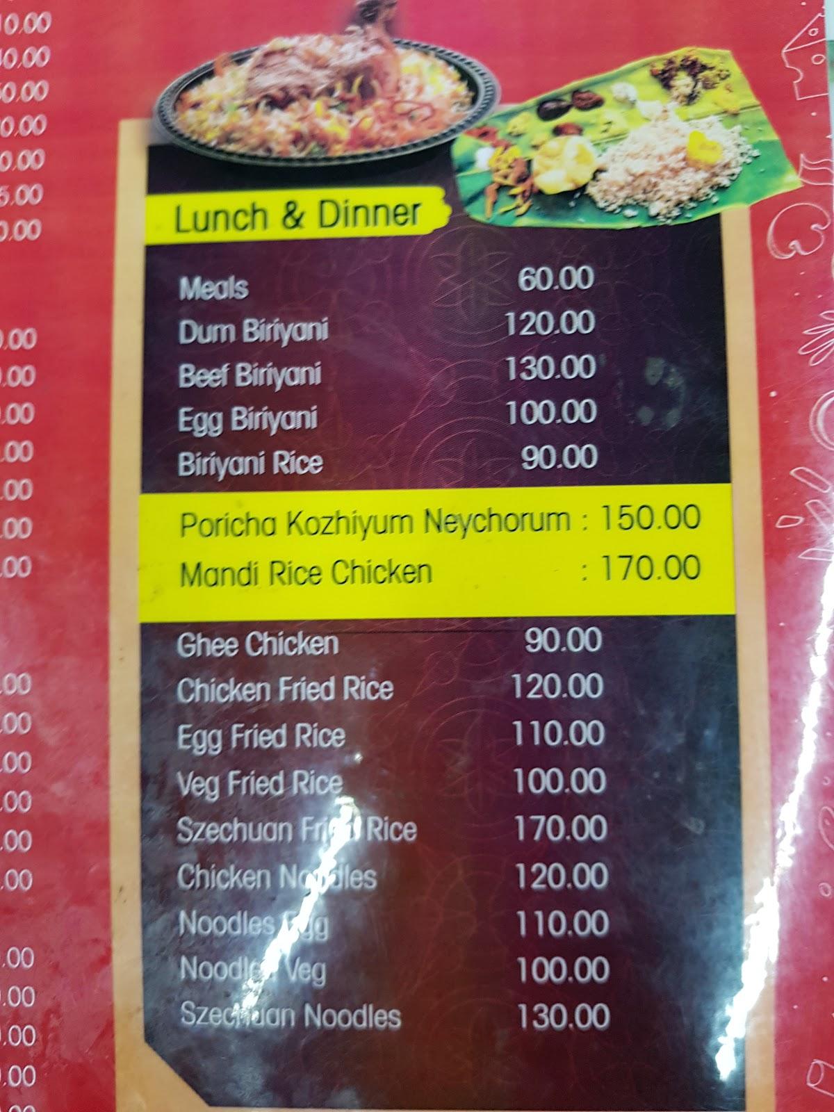 Menu at Salkara Bakes And Food, Mundur-I
