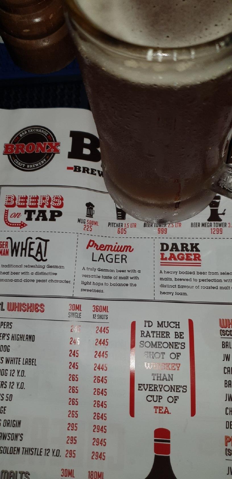 Menu at Open Tap Sector 29, Gurugram