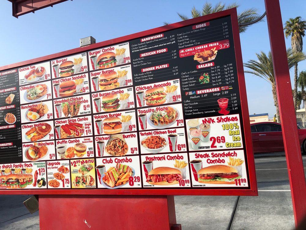 Carta de comida rápida Tom's Jr, Compton