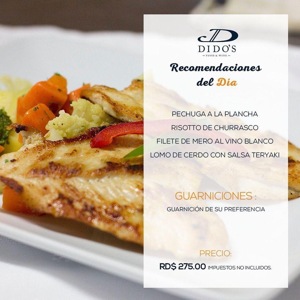 Menu at DIDO'S Food & Wine restaurant, La Romana