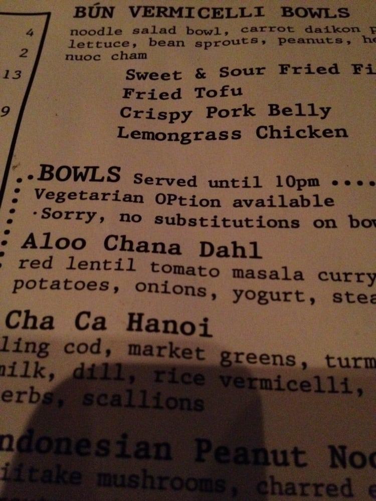 Menu at The Union pub & bar, Vancouver, 219 Union St