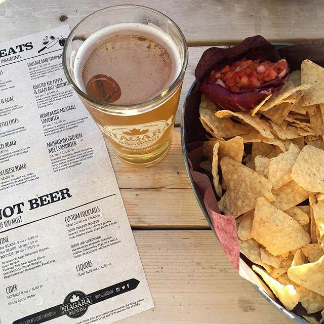 Menu at Niagara Brewing Company restaurant, Niagara Falls