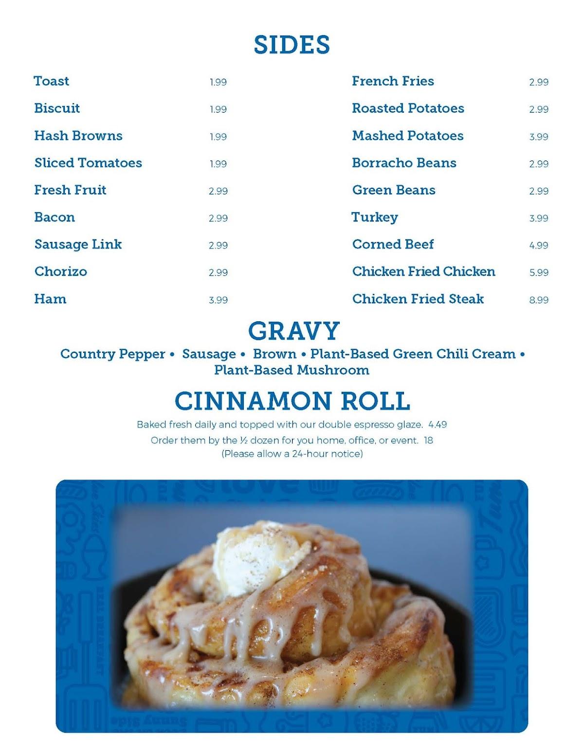 Menu at Sunnyside Diner Edmond restaurant, Edmond