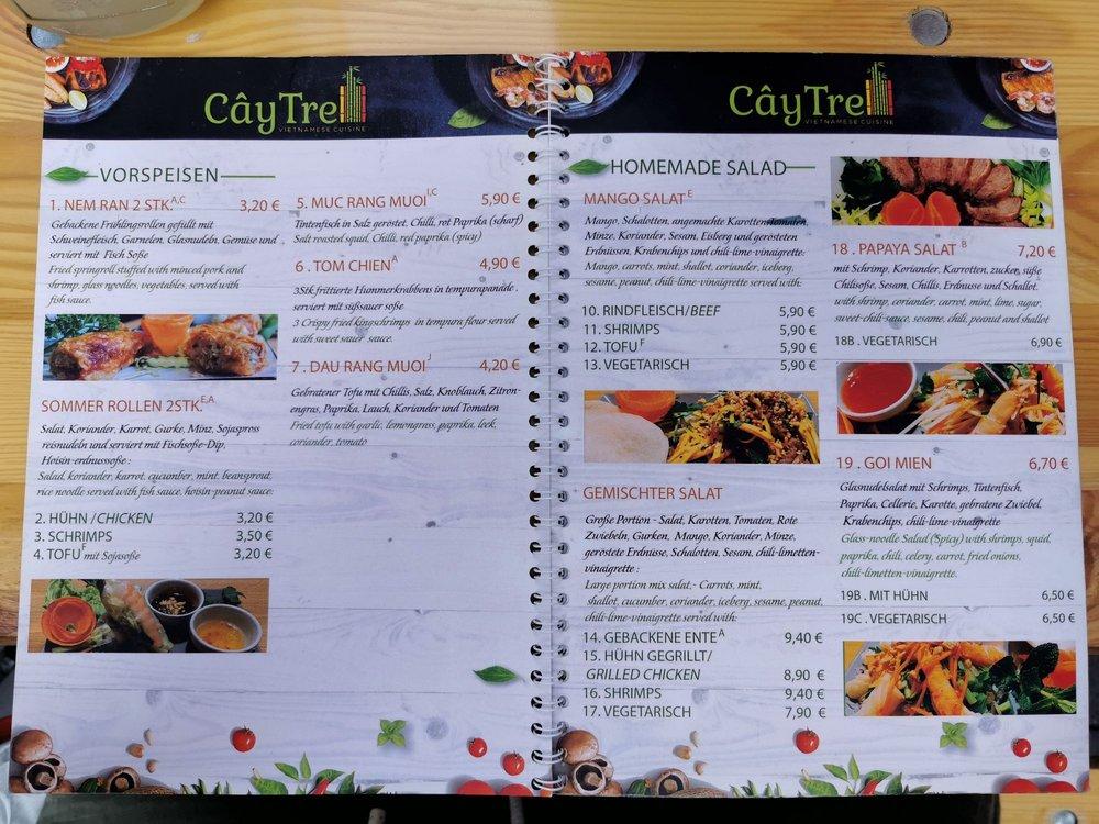 Speisekarte von Cay Tre Restaurant, Bonn