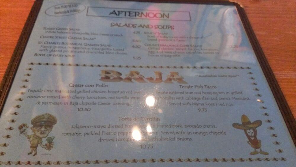 Menu at 5 Spot restaurant, Seattle