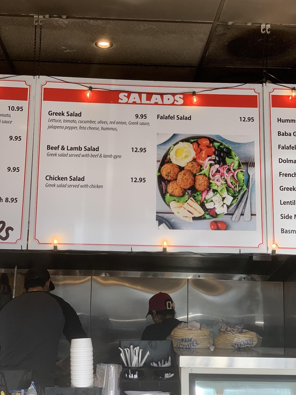 Menu at Classic Gyros Mediterranean Grill restaurant, Duvall