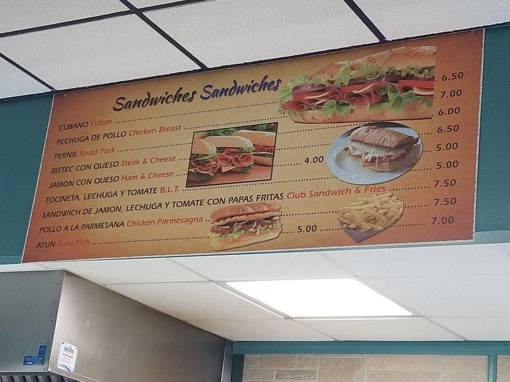 Menu at Dominican Power Restaurant, Bayonne