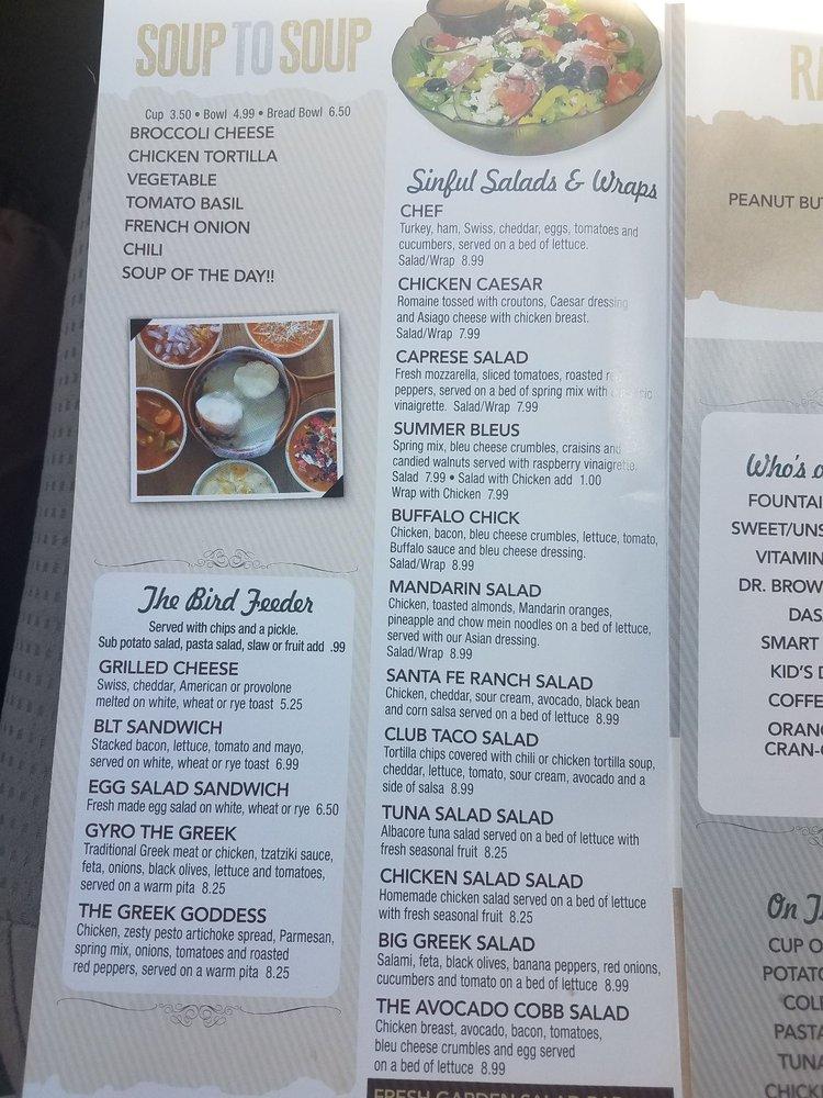 Menu at Dominics Deli restaurant, Palm Coast