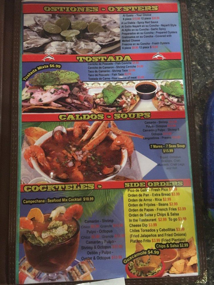 Menu at El Charro restaurant, Crawfordsville, 113 E Pike St