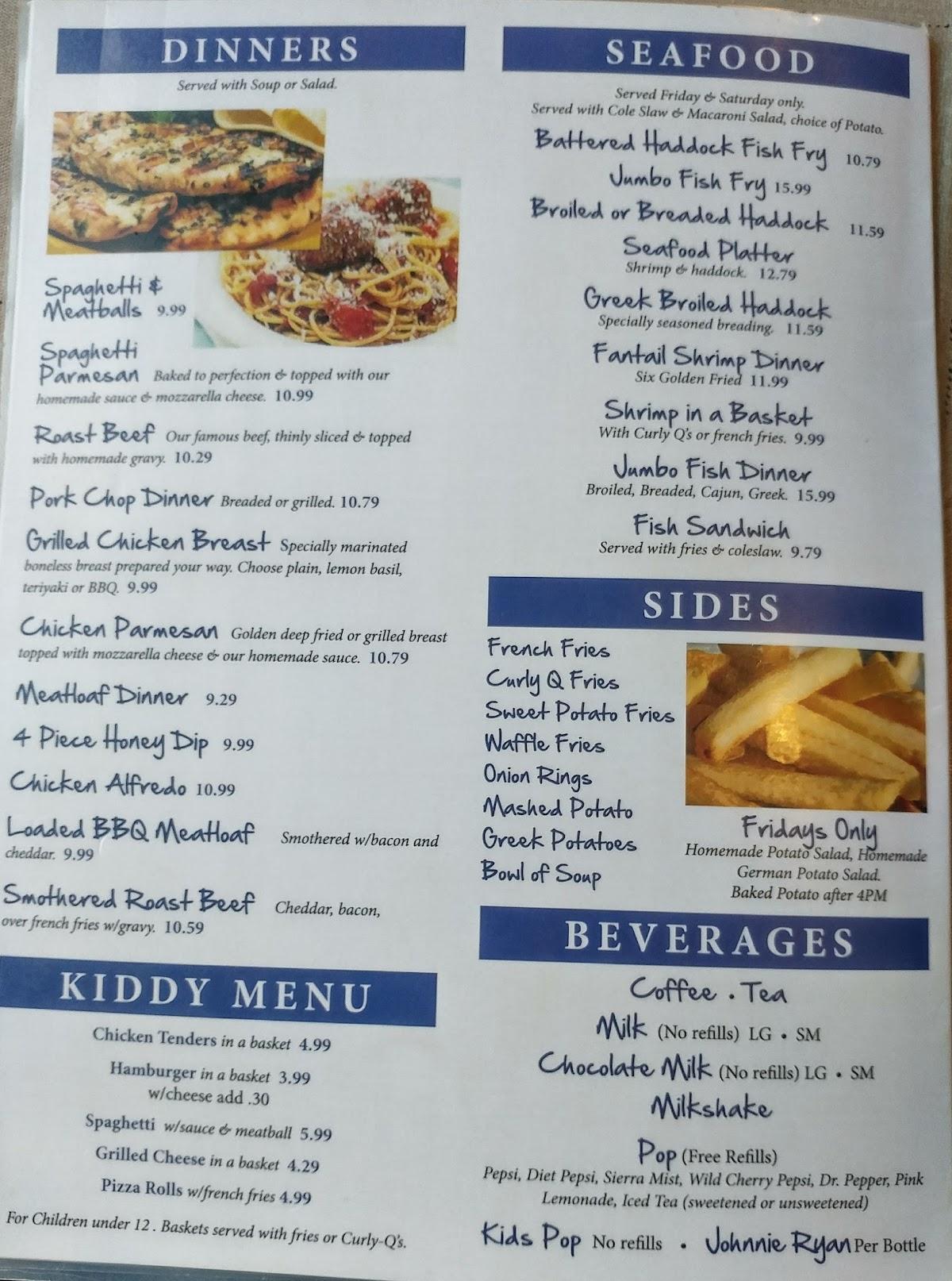 Menu at 240 South pub & bar, West Seneca