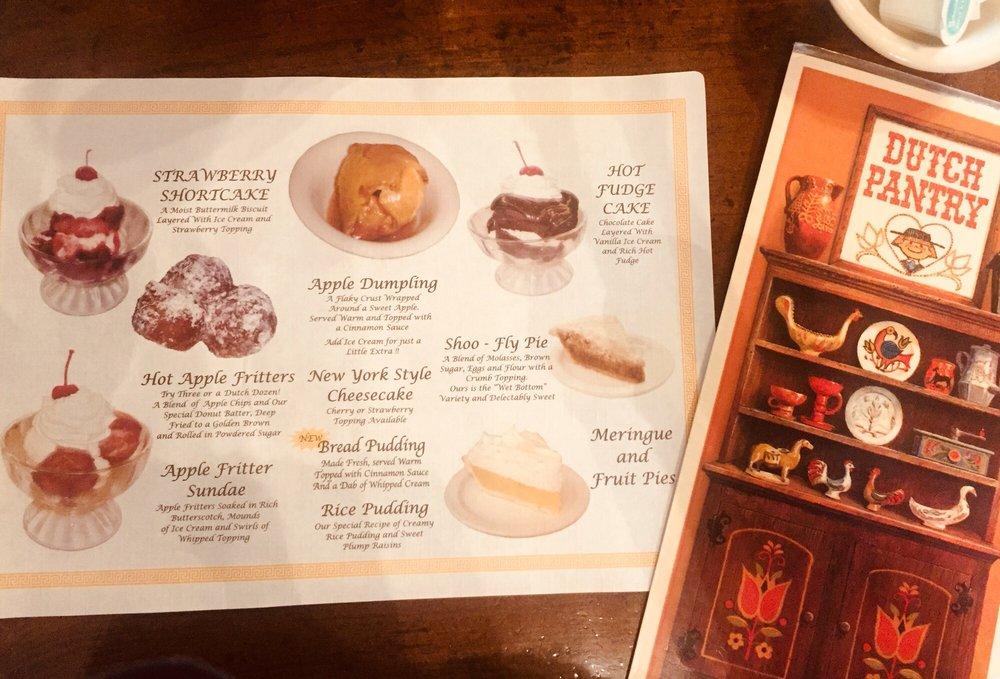 Menu at Dutch Pantry Family Restaurant, DuBois