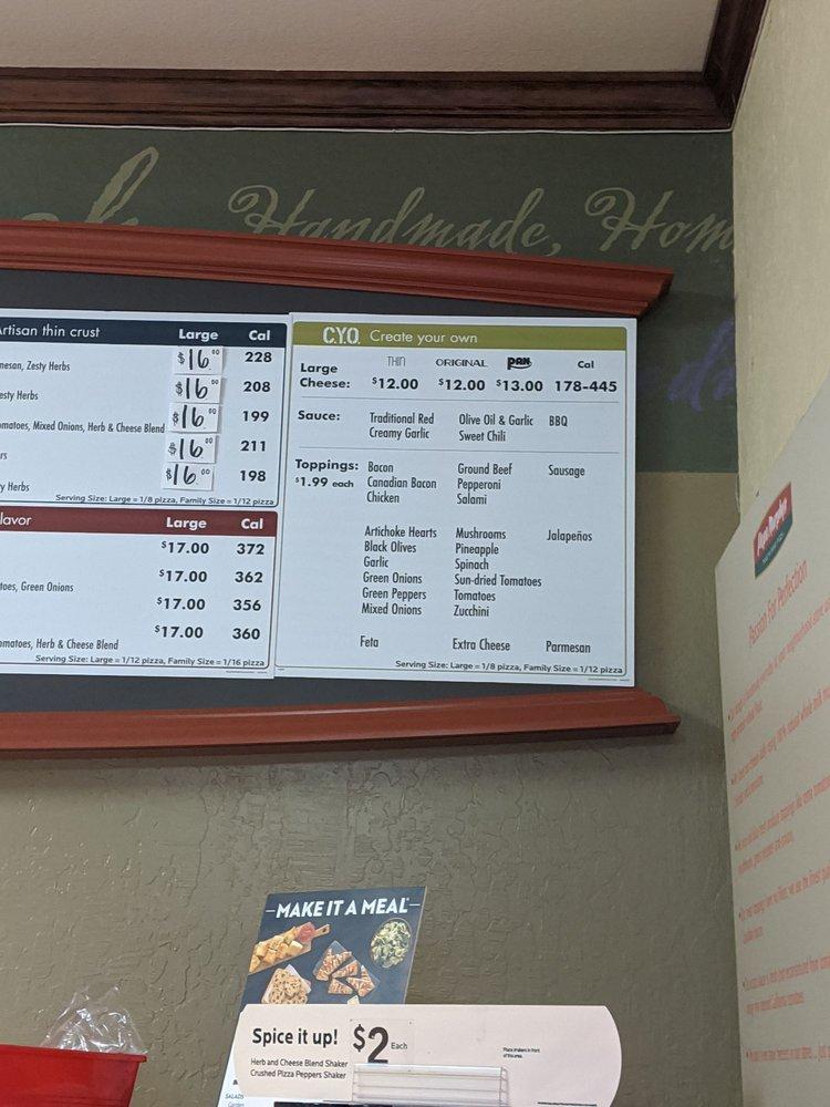 Menu at Papa Murphy's | Take 'N' Bake Pizza pizzeria, Susanville