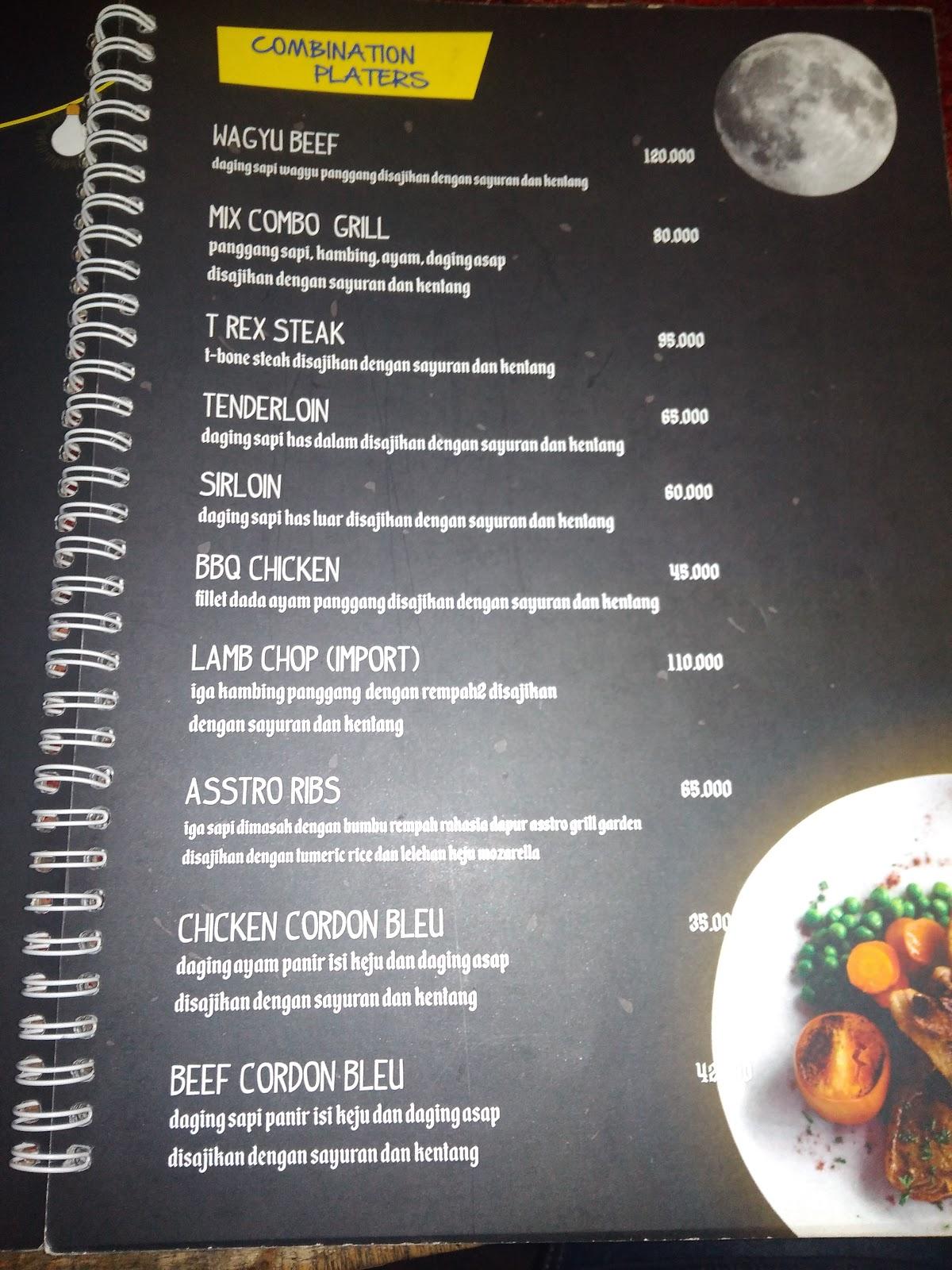 Menu at Asstro Grill Garden restaurant, Tasikmalaya