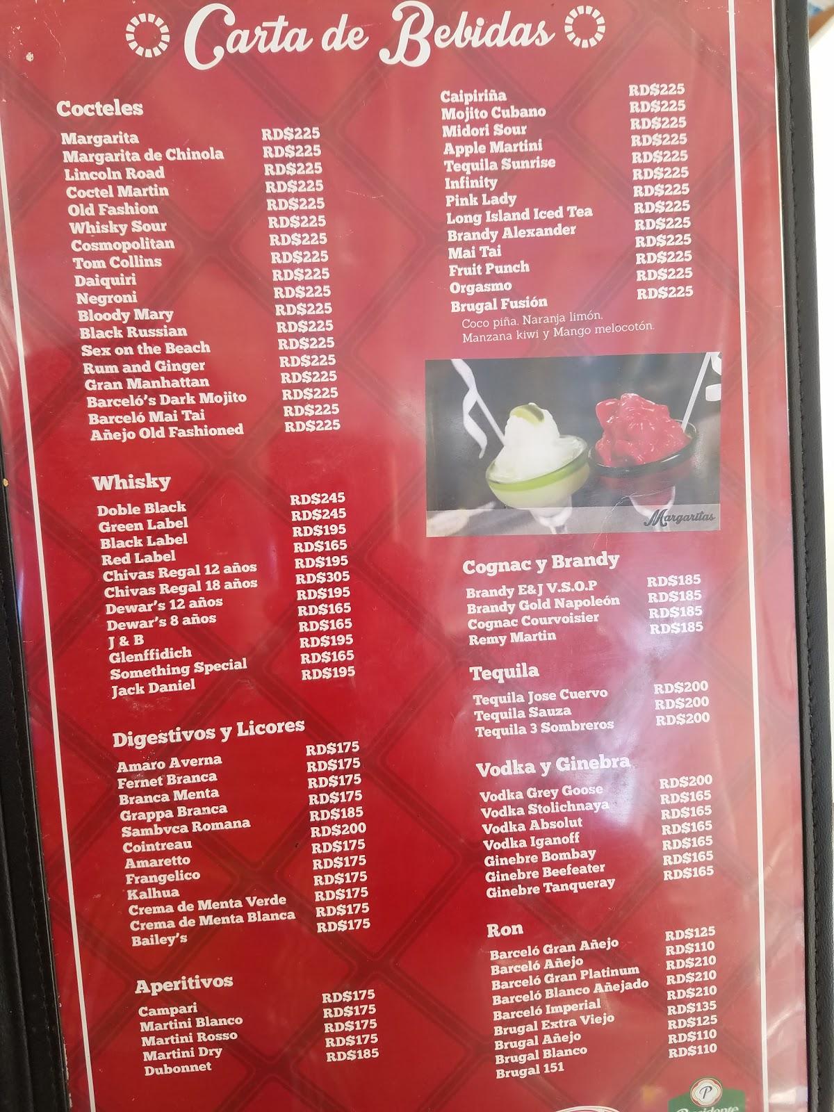 Carta del restaurante Lincoln Road, Santo Domingo, C. Max Henriquez ...