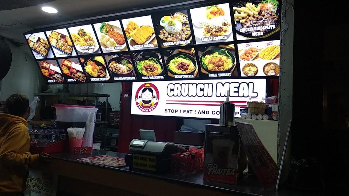 Menu at Crunch Meal Galeria Mall restaurant, Yogyakarta