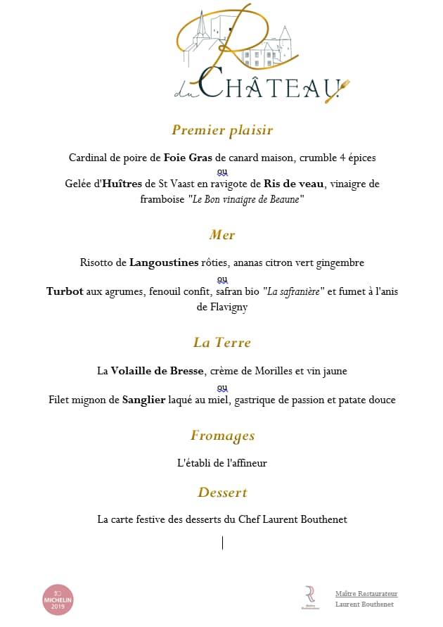 Menu au Le Restaurant Du Château, Saint-Sernin-du-Bois, Rte de Saint-Sernin