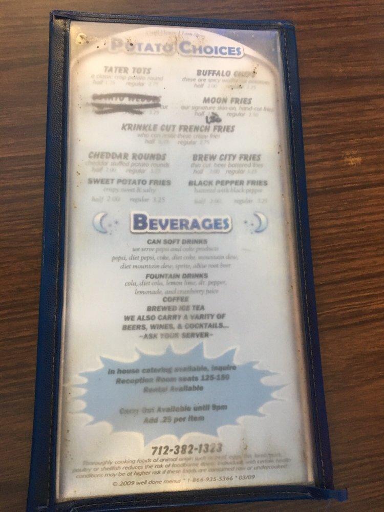 Menu at Blue Moon Bar & Grill, Hamburg