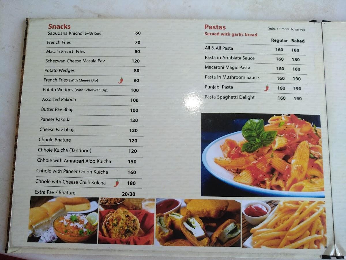 Menu at Bhanwarilal Mithaiwala, India, 59