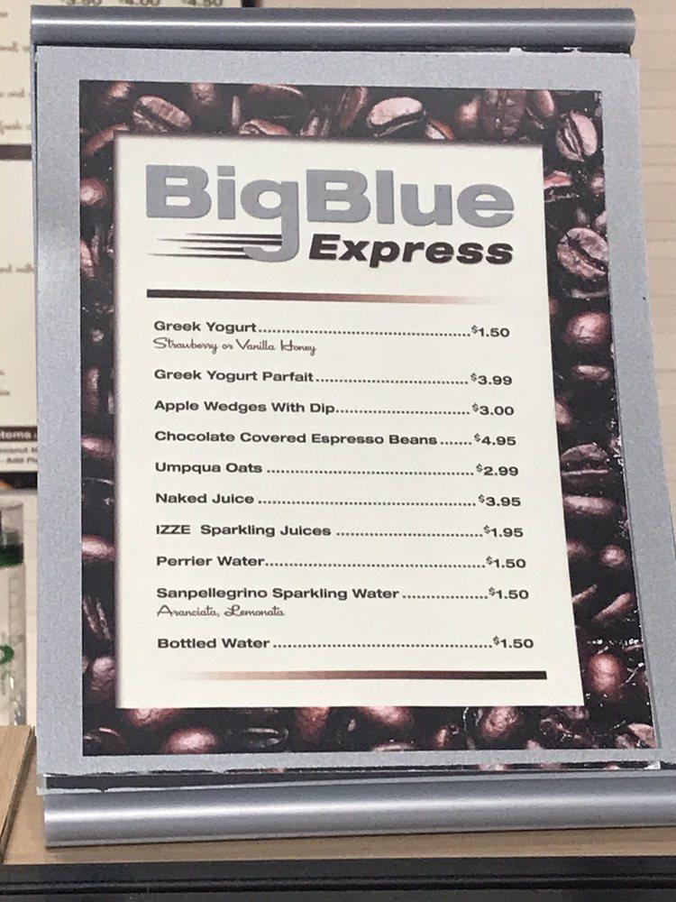 Menu at Big Blue Coffee Co. - Post Falls, Post Falls