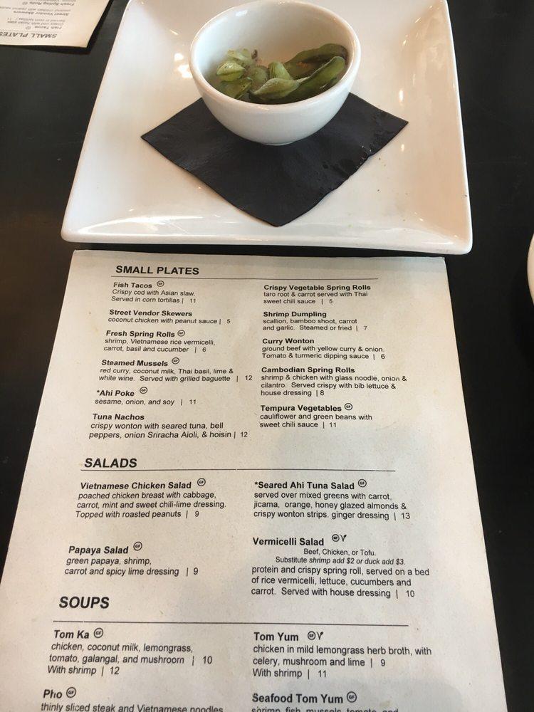 Menu at KEO restaurant, Tulsa, S Yale Ave