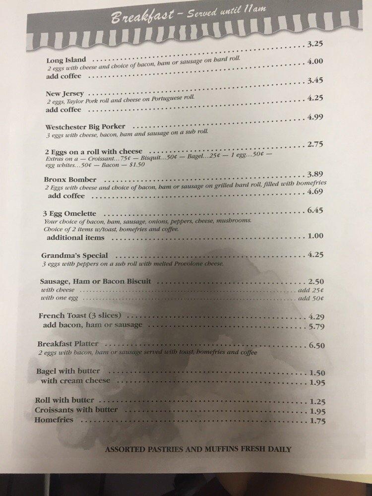 Menu at Little River Deli pizzeria, Little River, Hwy 9 E
