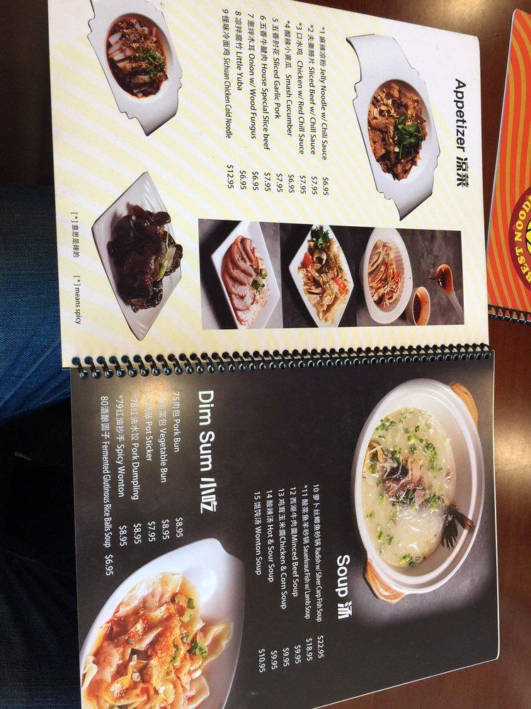 Menu at Chef Chengdu Milpitas restaurant, Milpitas