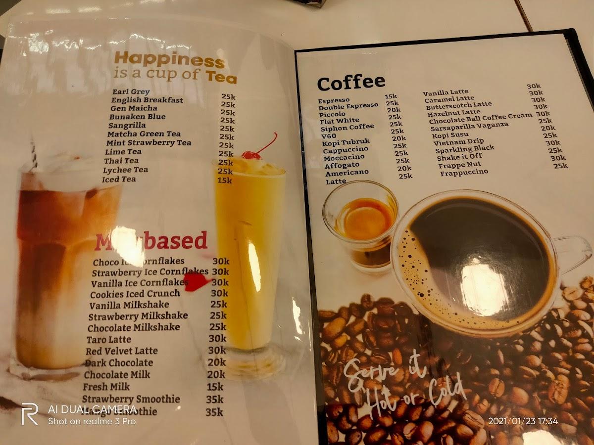 Menu at One Place Gresik cafe, Gresik