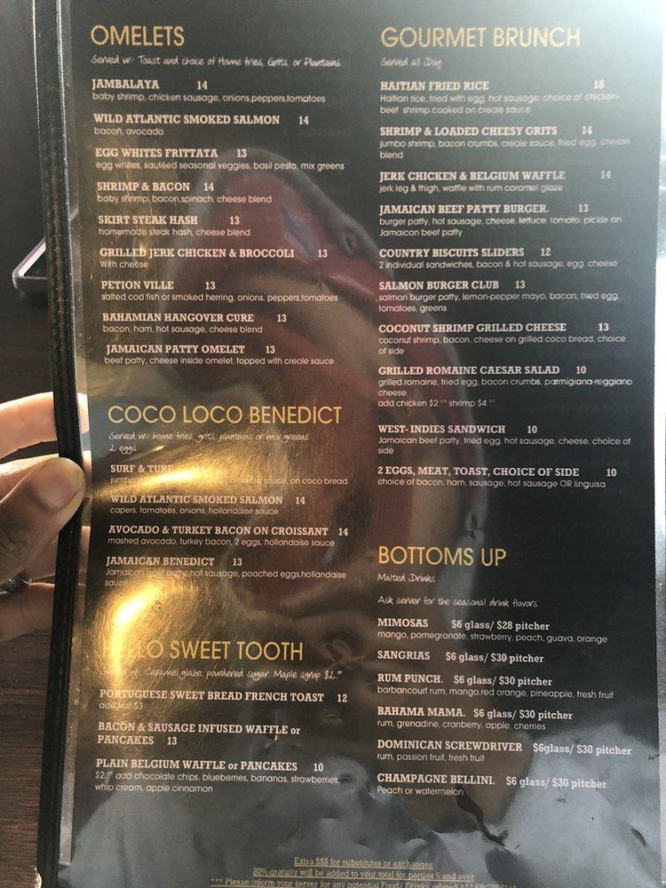 Menu at Ore A Love Story Restaurant, Stoughton