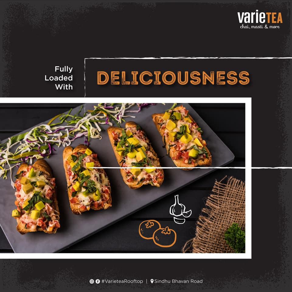 Menu at Varietea Lounge & Terrace, Ahmedabad, Shilp Aaron
