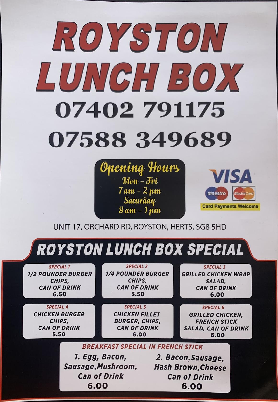 Royston Lunch Box in Royston - Restaurant reviews