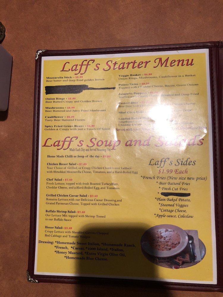 Menu at Laff's pub & bar, Germantown