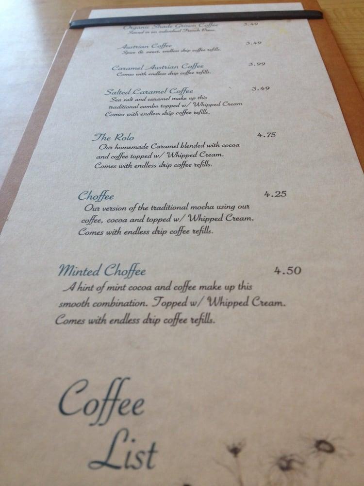 Menu at The Old European Restaurant, Post Falls