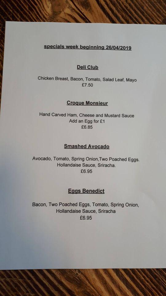 Menu at Choices pub & bar, Dunblane