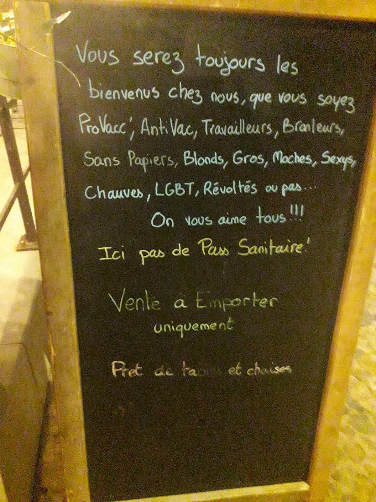 Menu at Le Troquet Toqué restaurant, Sauve