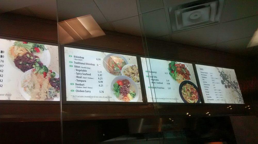 Menu at HoGa Oriental Cuisine restaurant, Toronto