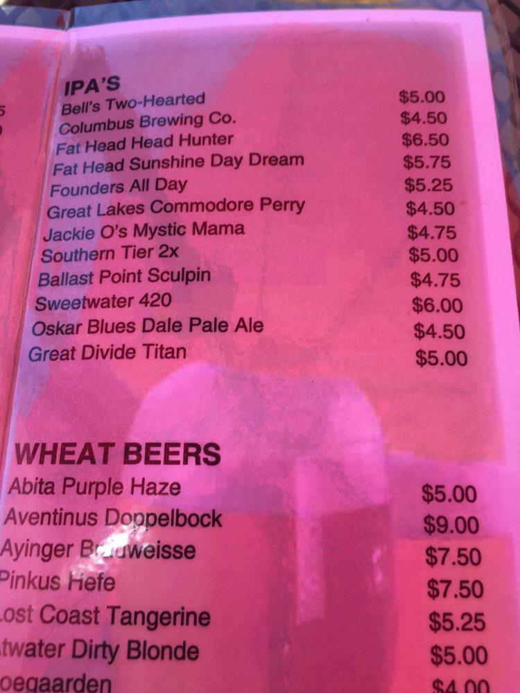 Menu at Muldoon's Saloon & Eatery pub & bar, Cleveland