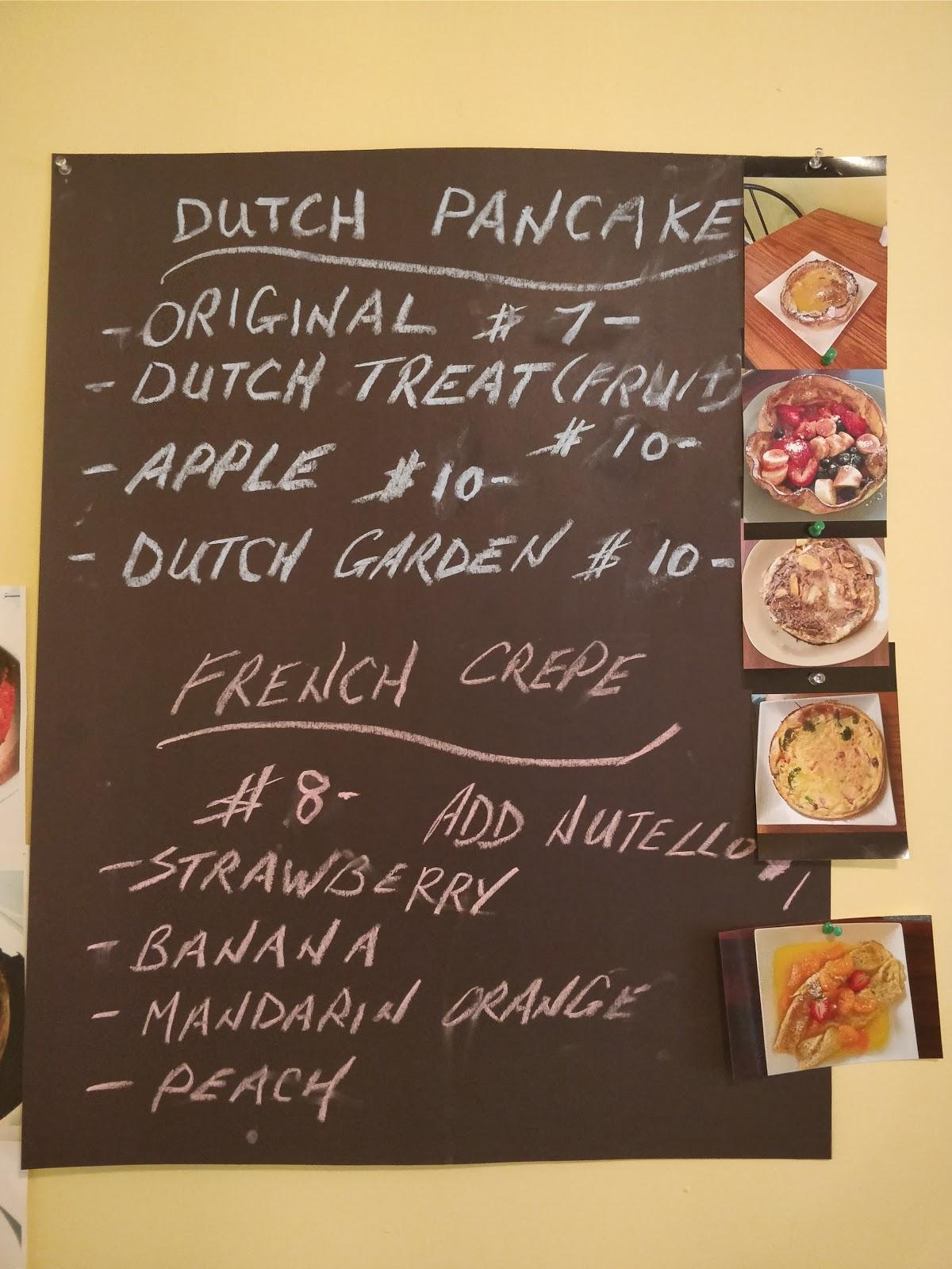 Menu at J's Amazing Breakfast restaurant, Wiarton