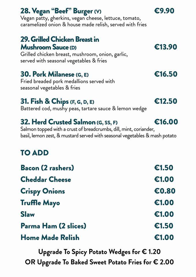 Menu at Square Bistro-Pizzeria-Cafe, Qormi