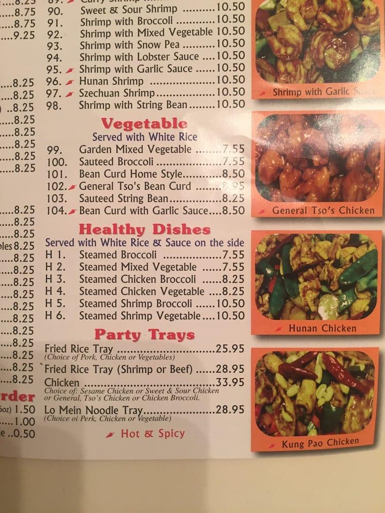 Menu at Golden Pot restaurant, McKinney, S Lake Forest Dr