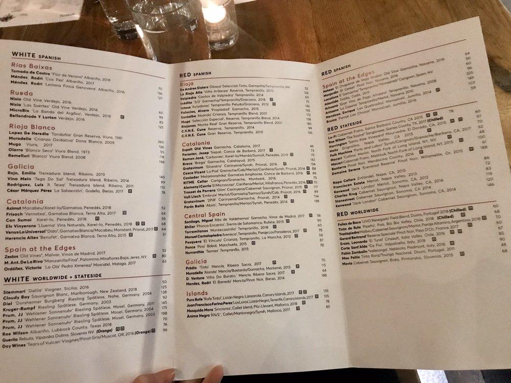 Menu at Toro NYC pub & bar, New York City, 85 10th Avenue Entrance on ...