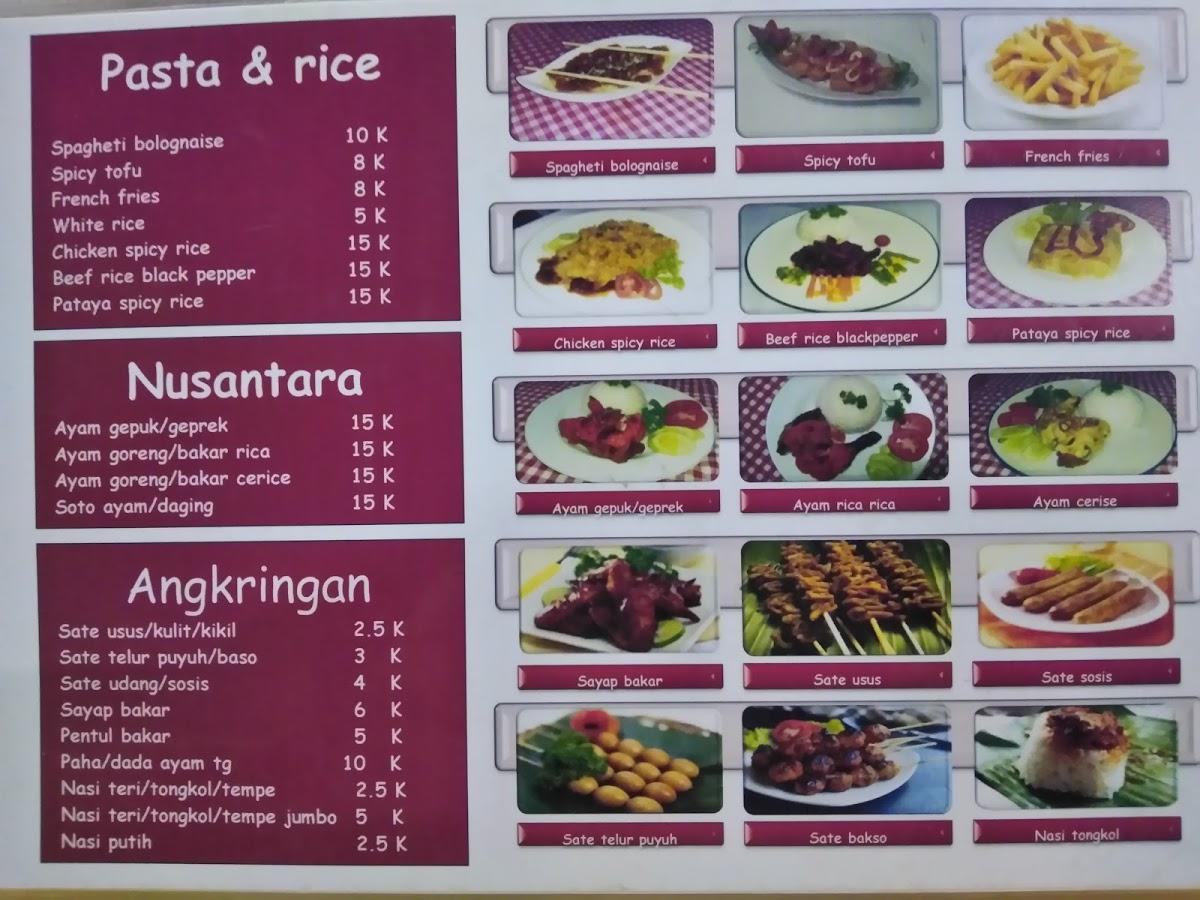 Menu at Angkringan Kuy, Bandung