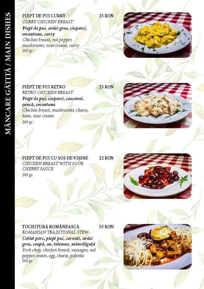 Menu at La Maestro Sânnicolau Mare, Sânnicolau Mare