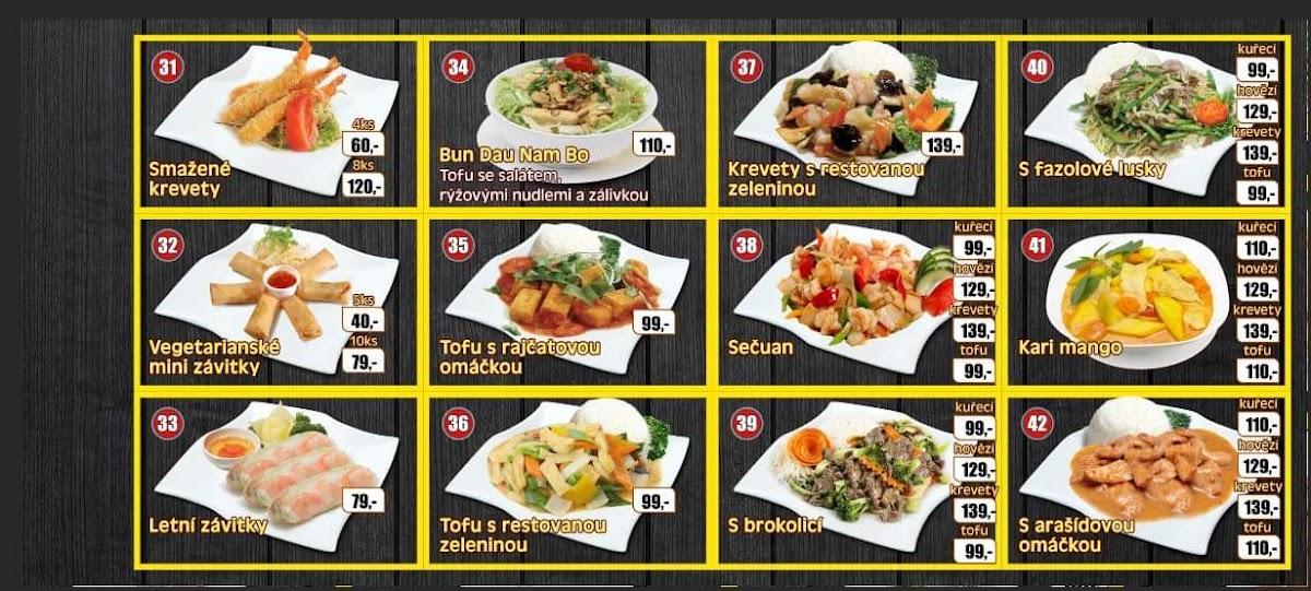 Carta del restaurante Bistro GAO NON, Velvary