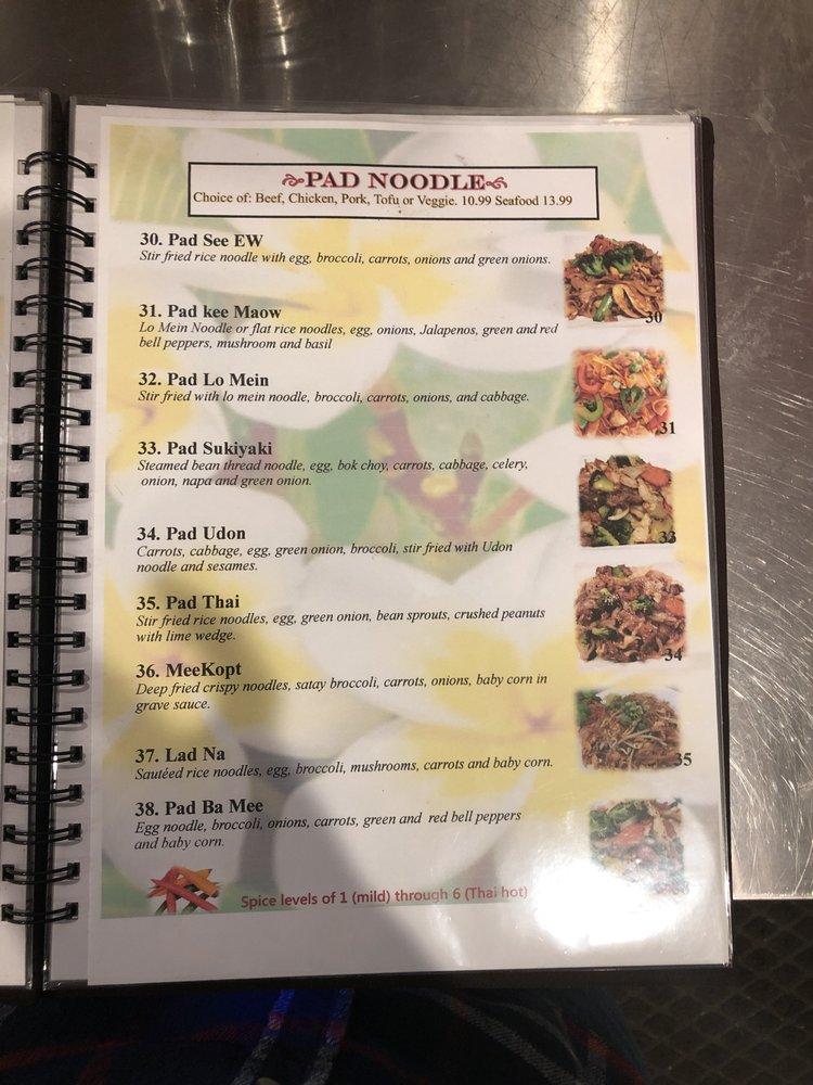 Menu at Asian Cafe, Fort Smith