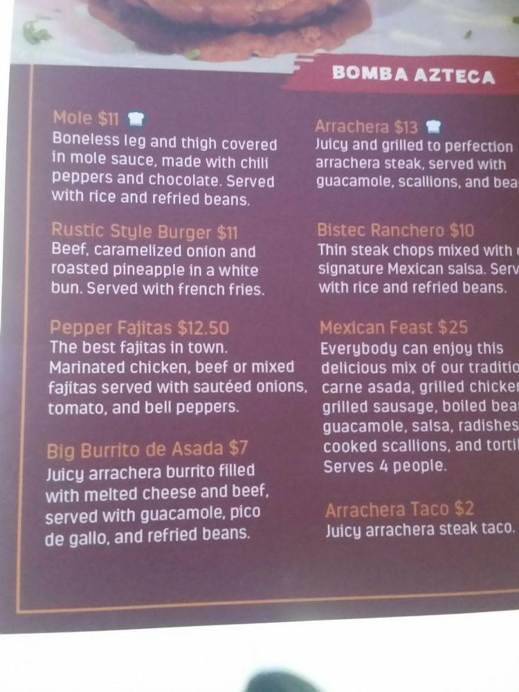 Menu at Mi Casa Es Su Casa restaurant, Los Algodones
