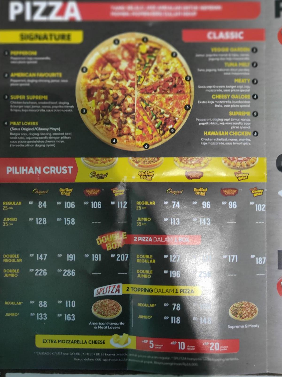 Menu at Pizza Hut Delivery - PHD Indonesia pizzeria, Karawang, Jl. Raya ...