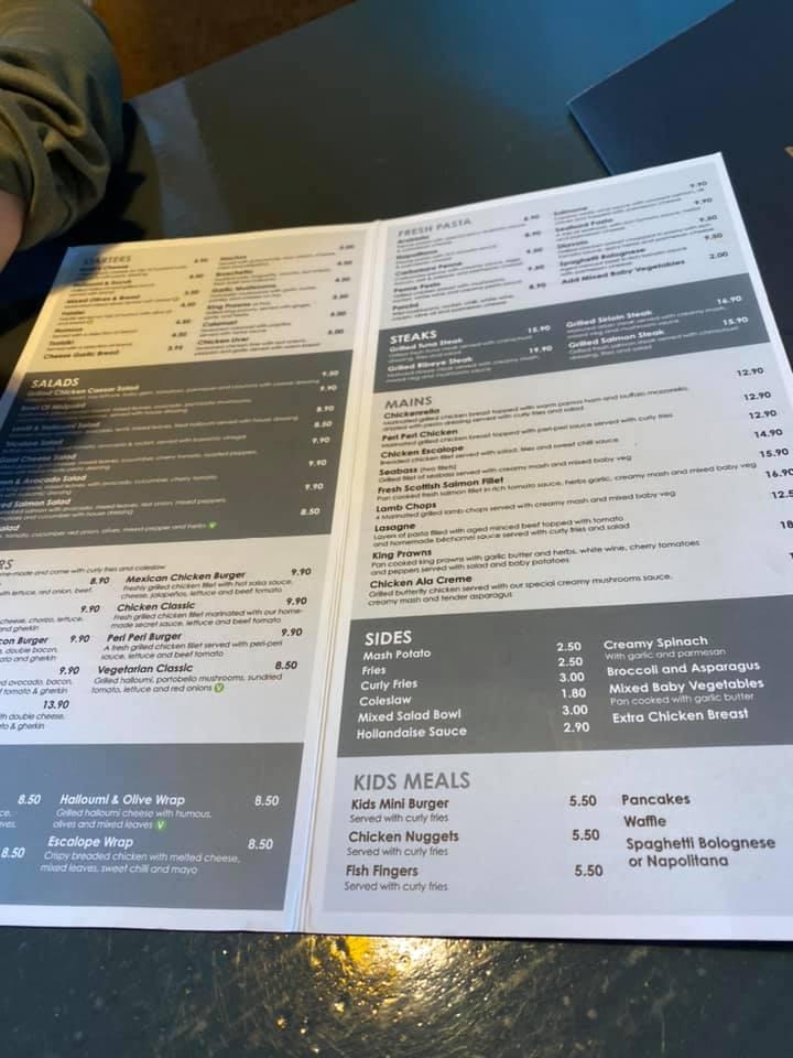 Menu at Midpoint Cafe Bistro, Brentwood