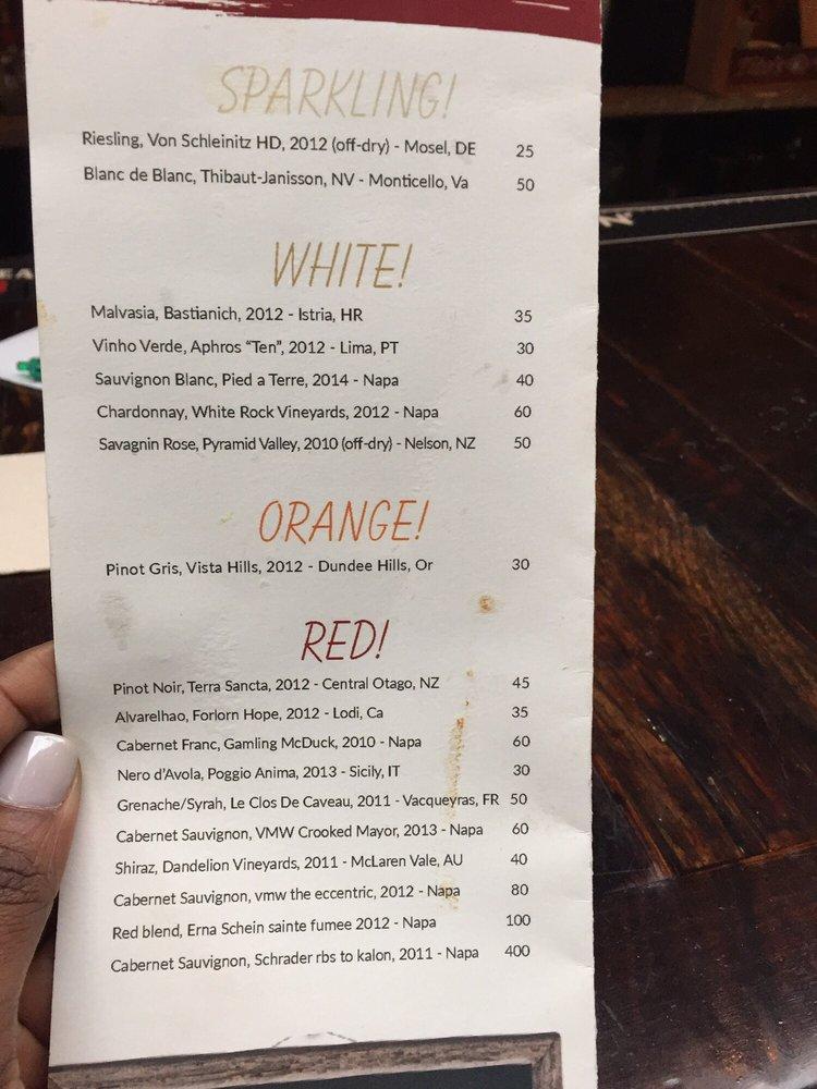Menu at Red Dog Diner pub & bar, New Orleans